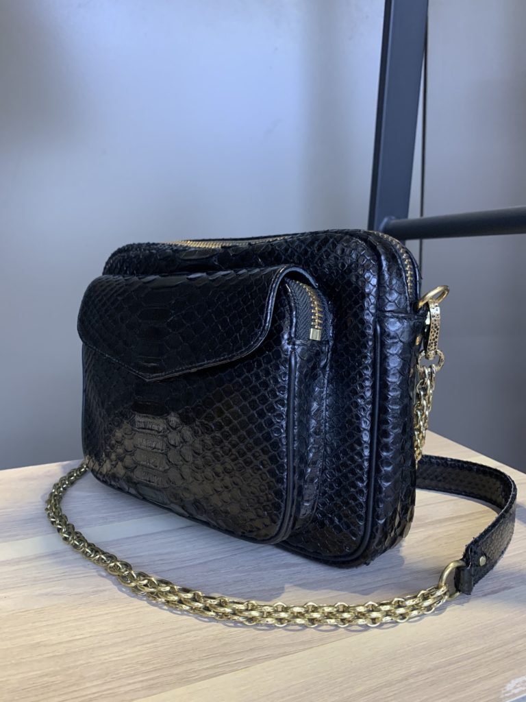 Sac Big Charly Claris Virot python - Ô sacs